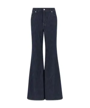 7 For All Mankind Retro Flare Jeans - Blue