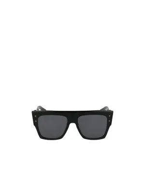 Balmain Logo Embellished Sunglasses - Gray