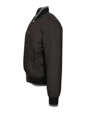 Dolce & Gabbana Quilted Cotton Padded Bomber Jacket