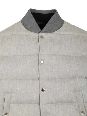 Dolce & Gabbana Quilted Cotton Padded Bomber Jacket