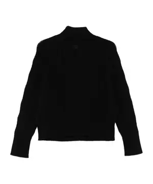 ERMANNO FIRENZE Rhinestone Embellished Knit Sweater