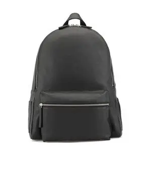 ORTIGNI Backpack In Leather - Black