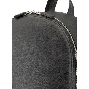 Orciani Backpack In Leather - Black