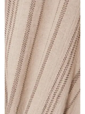 Loro Piana Striped V-neck Dress