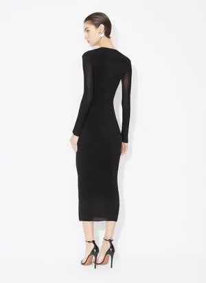 Alaïa Long-sleeved Multi-layered Dress