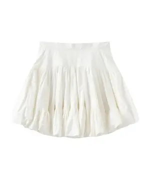 MARISSA CHIARA Button Detailed Ruched Skirt