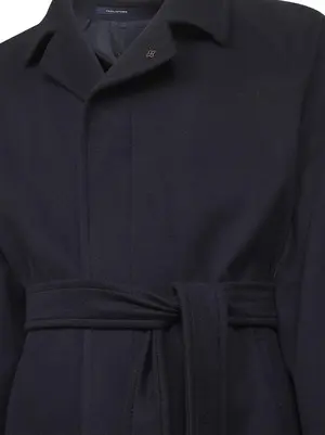 Tagliatore Belted Raglan Sleeve Coat