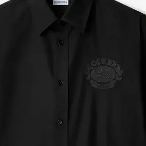 Burberry Ekd Cotton Shirt - Black