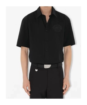 Burberry Ekd Cotton Shirt - Black