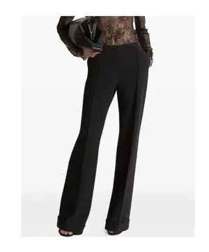 Alberta Ferretti Cady Tailored Trousers - Black