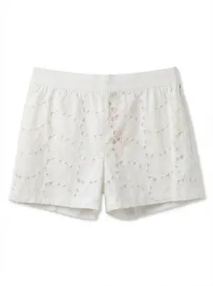 Max Mara Embroidered Wide-leg Shorts - No