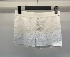 Max Mara Embroidered Wide-leg Shorts