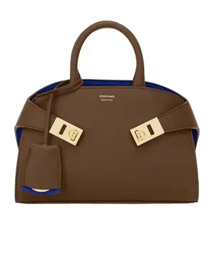 FERRAGAMO Mini Hug Top Handle Bag