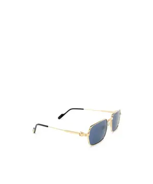 Cartier Rectangle Frame Sunglasses - Blue