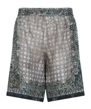 Amiri Bandana Print Silk Bermuda Shorts - Multi