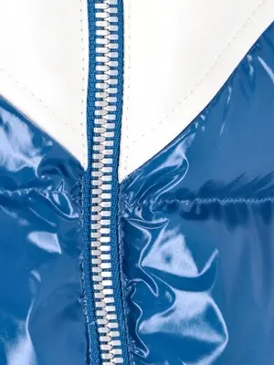 Bottega Veneta Zipper Quilted Vest - Blue