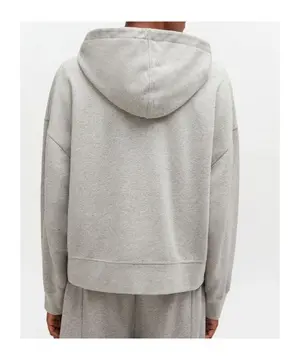 GANNI Essential Zip Hoodie - White