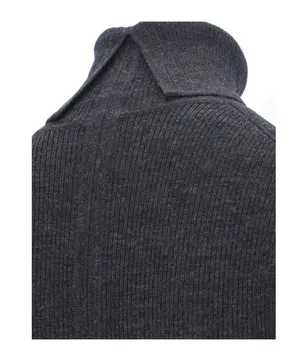P.a.r.o.s.h Ribbed Turtleneck Sweater With Back Slit