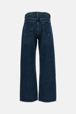AGOLDE High-rise Wide-leg Jeans With Button Detail - No