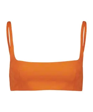 Gucci Gg Gabardine Crop Top - Orange
