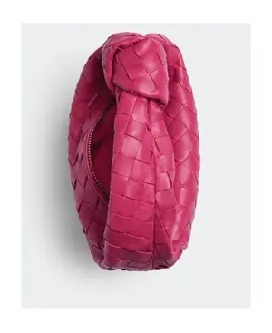 Bottega Veneta Logo Woven Handbag - Pink