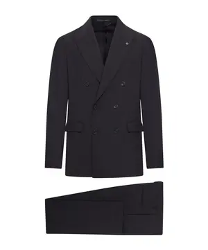 Tagliatore Double-breasted Suit - Black