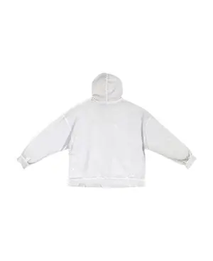 Balenciaga Graphic Printed Long Sleeve Hoodie