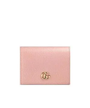 Gucci Leather Card Case - Pink