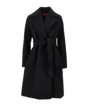 Max Mara Max Mara Studio Dravenna Belted Coat Black