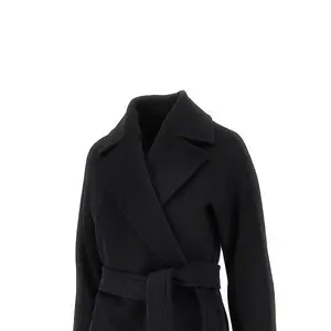 Max Mara Dravenna Belted Coat - Black