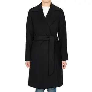 Max Mara Dravenna Belted Coat - Black