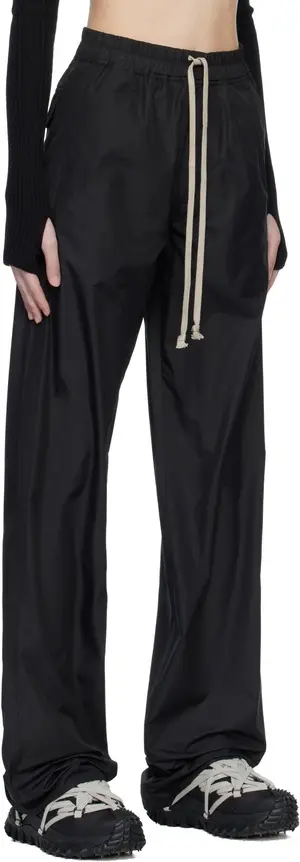 Moncler Rick Owens Drawstring Straight Leg Pants