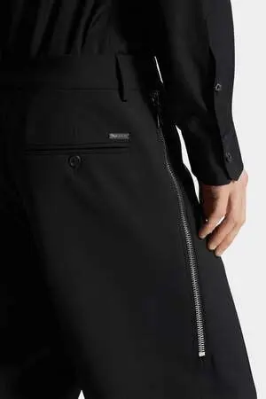 Dsquared2 Relaxed Fit Pants With Side Zip Detail