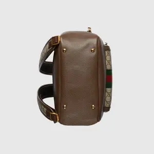 Gucci Ophidia Gg Supreme Canvas Leather Backpack - Green