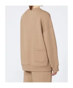 Max Mara Embroidered Crewneck Sweatshirt - Biscuit Color