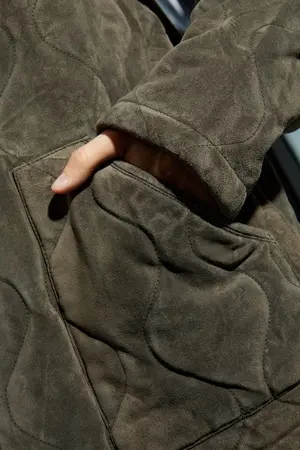 ALLSAINTS Quilted Oversized Jacket