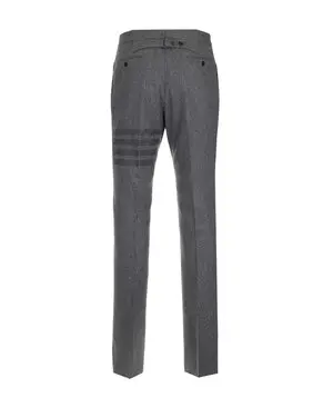 Thom Browne 4-bar Slim Fit Trousers - Medium Gray