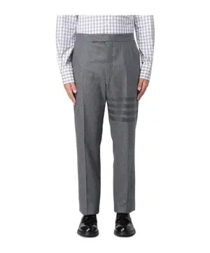 Thom Browne 4-bar Slim Fit Trousers - Medium Gray