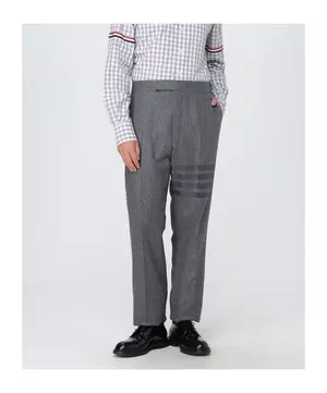 Thom Browne 4-bar Slim Fit Trousers - Medium Gray