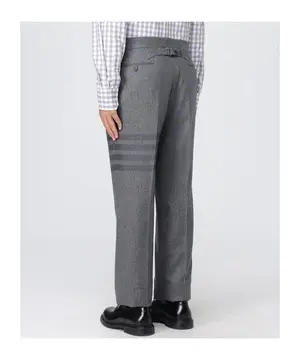 Thom Browne 4-bar Slim Fit Trousers - Medium Gray
