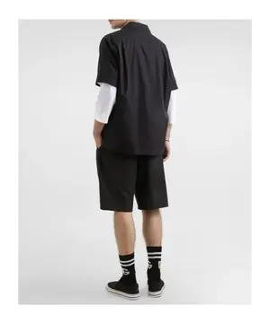 Dolce & Gabbana Heraldic Patch Relaxed Fit Shorts