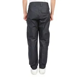 Dior Navy Blue Waxed Cotton Poplin Cargo Pants - Dark Blue