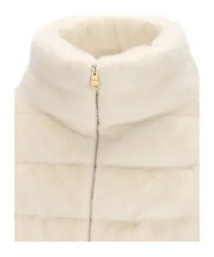 Herno High-neck Zipped Down Jacket - White