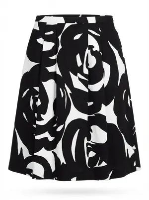 Max Mara Patterned Midi Skirt
