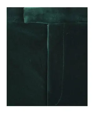 Gucci Stretch Velvet Wide-leg Trousers - Dark Green