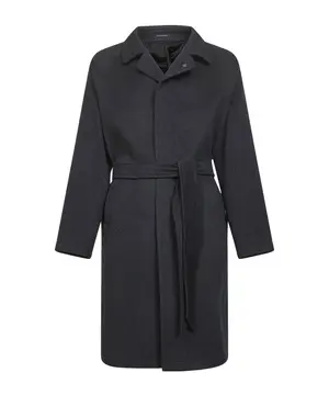 Tagliatore Tie Detailed Coats For Men