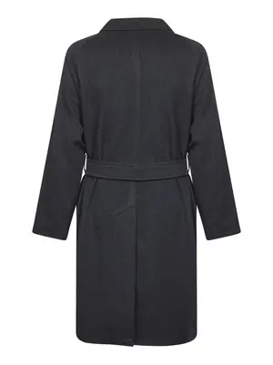 Tagliatore Belted Wool-blend Coat