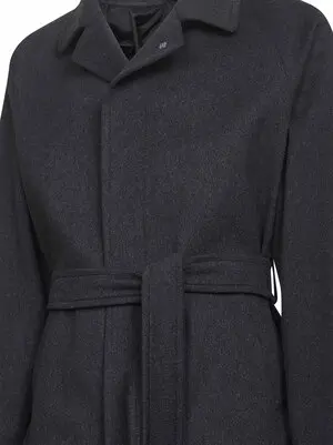 Tagliatore Belted Wool-blend Coat