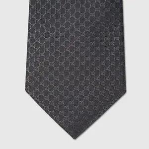 Gucci Gg Silk Jacquard Neck Tie