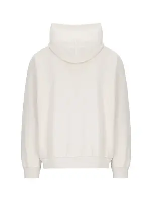 Balenciaga Logo Printed Hoodie - White